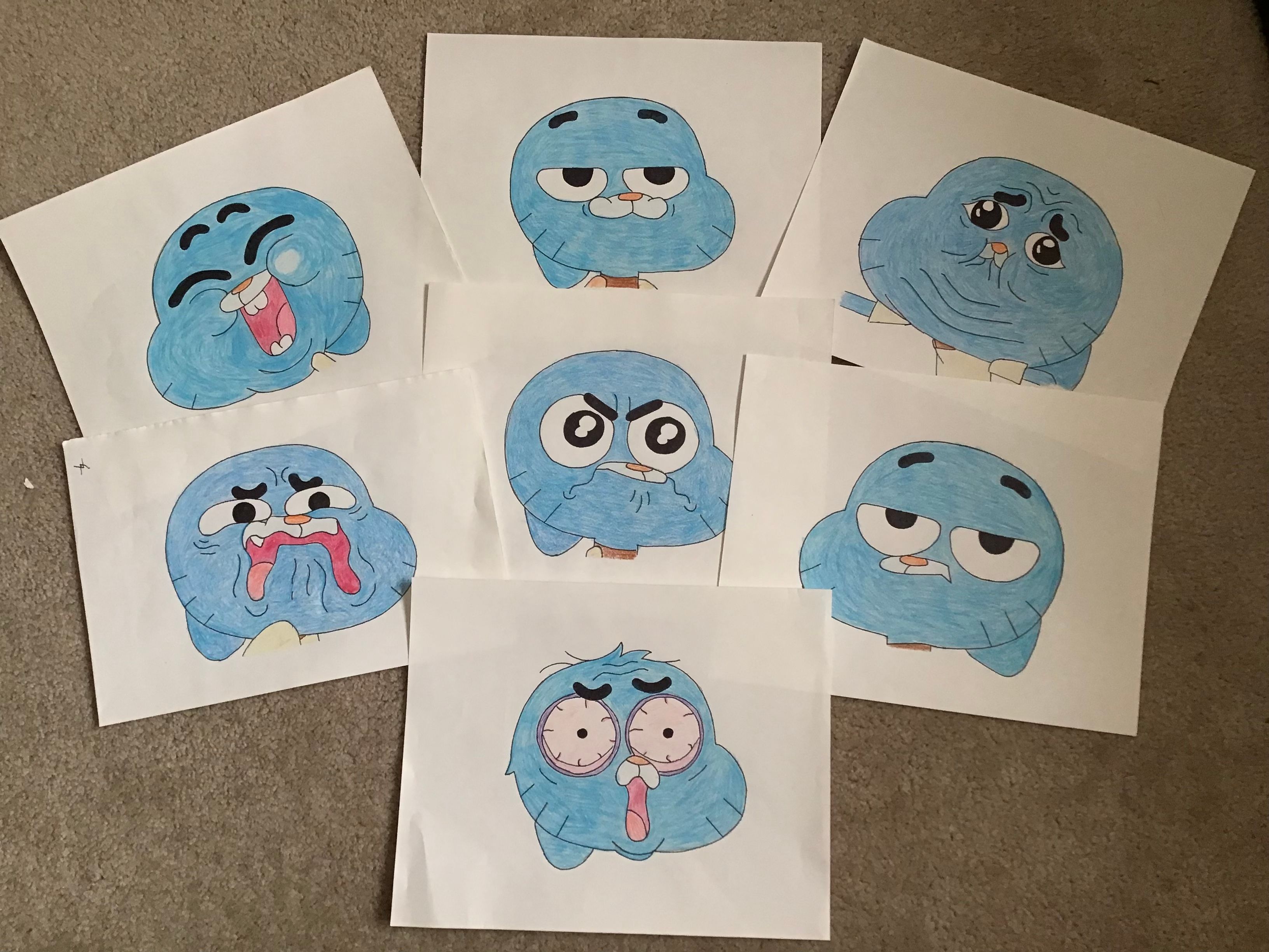 Collection of Gumball Emotions :D | mpp.community